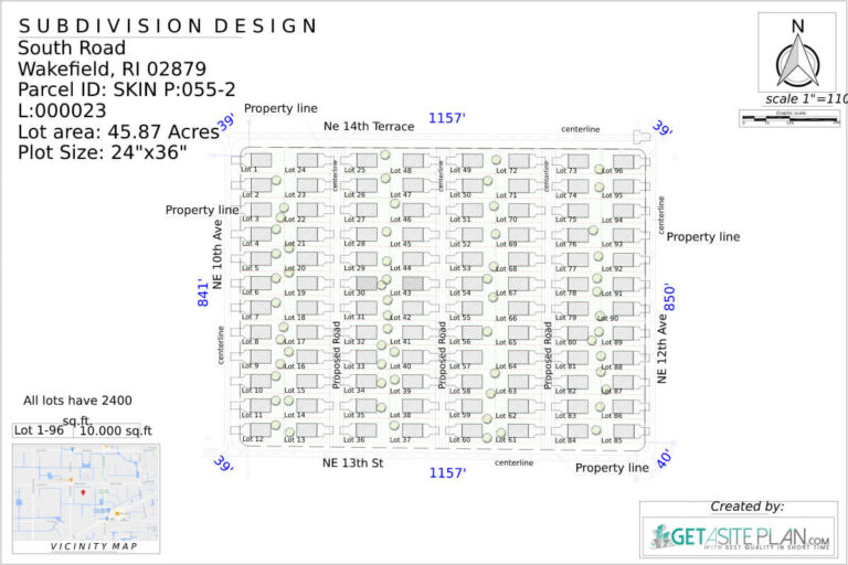 Subdivision Plan and Design - Layout and Site Planning - Get A Site Plan