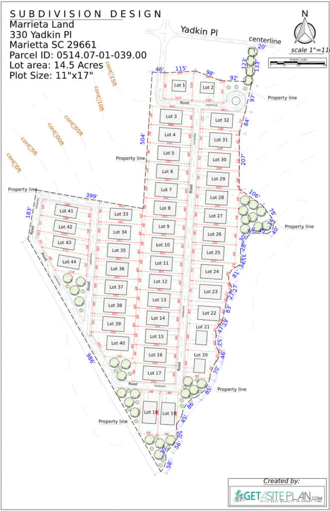 Subdivision Plan and Design - Layout and Site Planning - Get A Site Plan