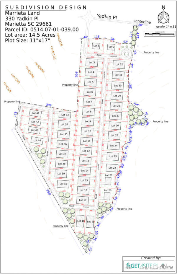 Subdivision Plan and Design - Layout and Site Planning - Get A Site Plan