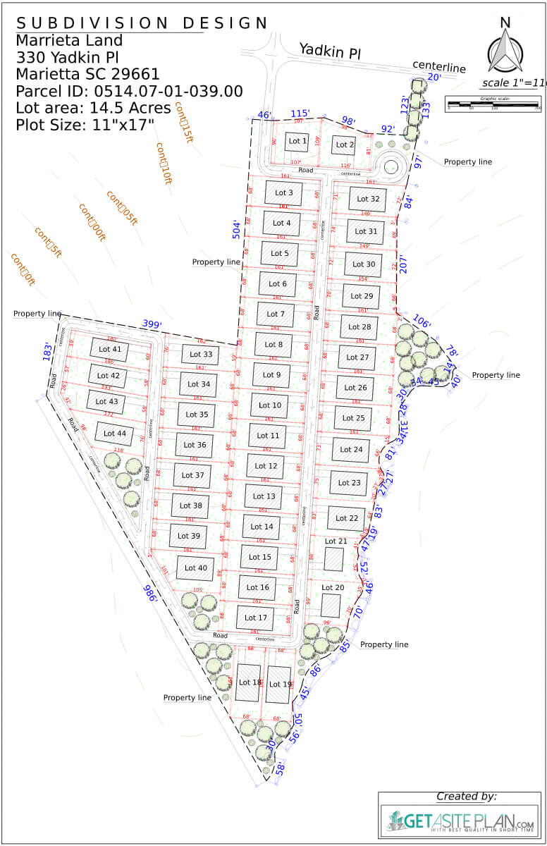 Subdivision Plan and Design - Layout and Site Planning - Get A Site Plan